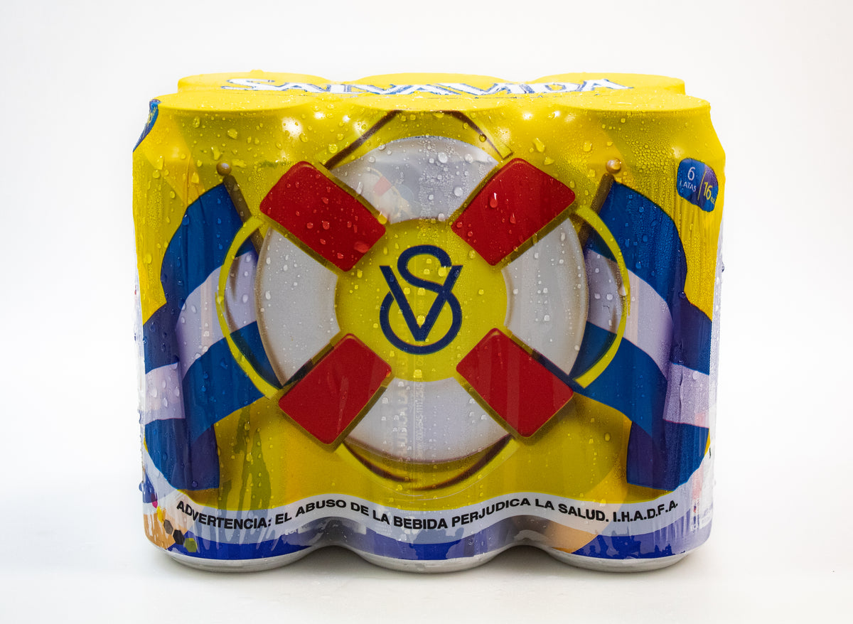 SALVA VIDA CERVEZA L/SIX 16O Z | Super del Corral