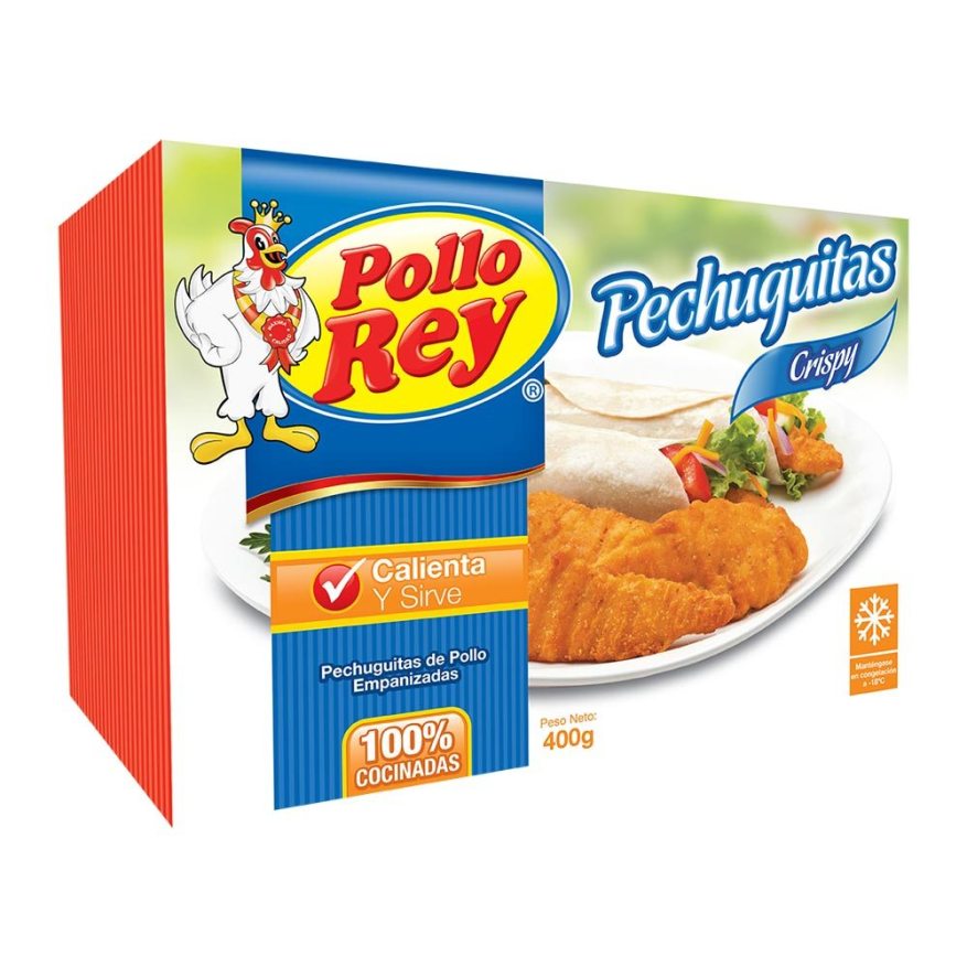 POLLO REY PECHUGA CRISPY 400G | Super del Corral